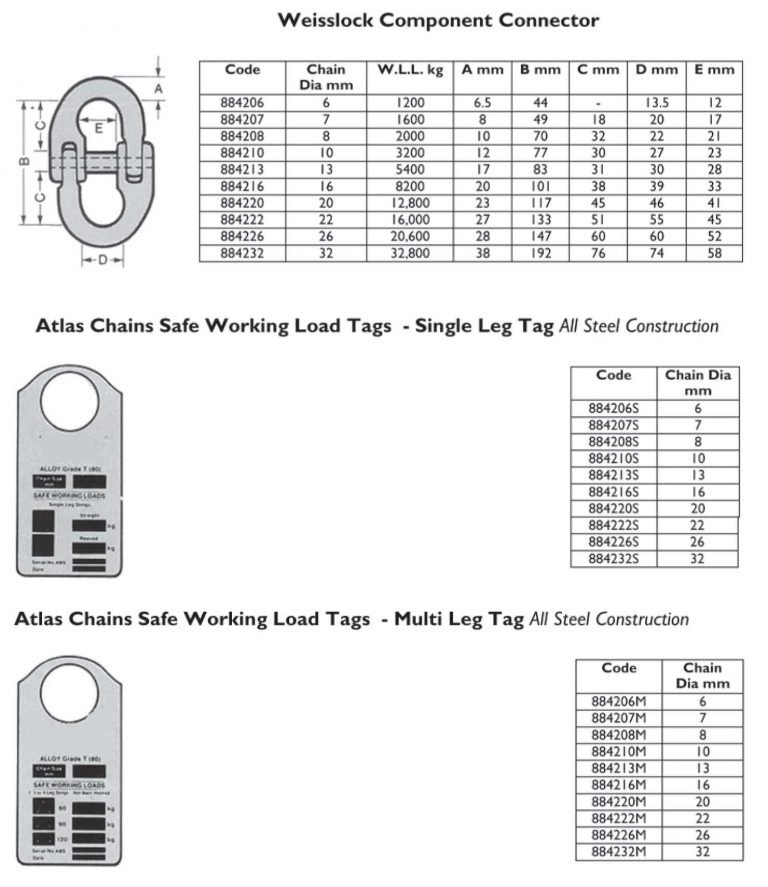 Alloy Lifting Chain & Fittings